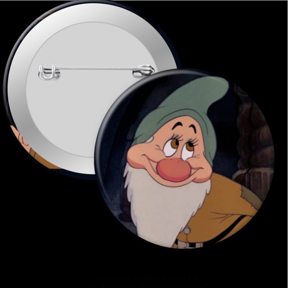 Accessories | Disney Grumpy Dwarf Retractable Badge Holder | Poshmark